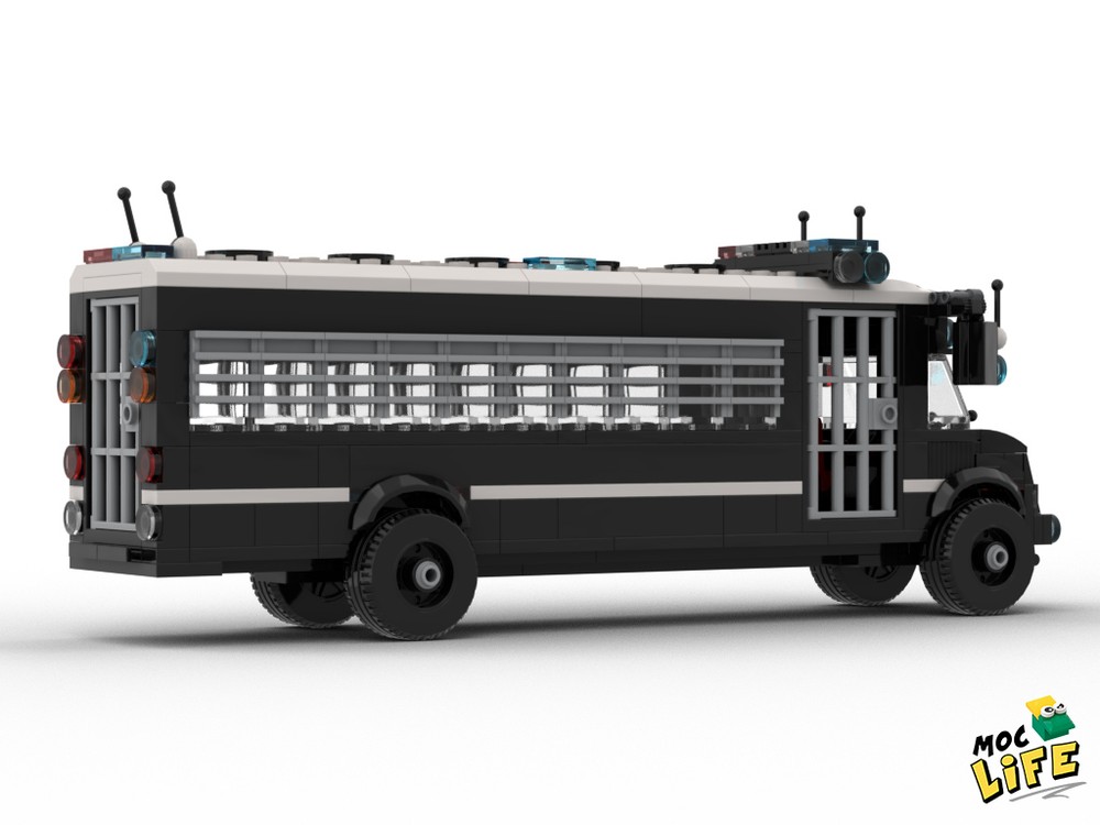 LEGO MOC Prison bus transfer by MocLife | Rebrickable - Build with LEGO