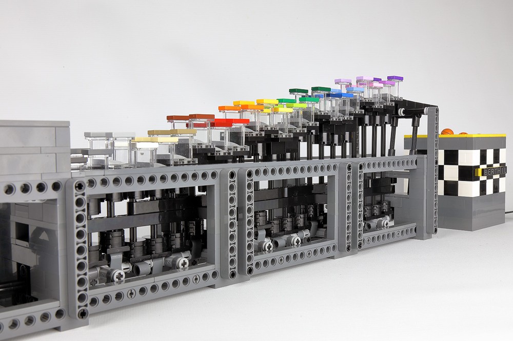 LEGO MOC Rainbow Stepper GBC by Berthil | Rebrickable - Build with LEGO