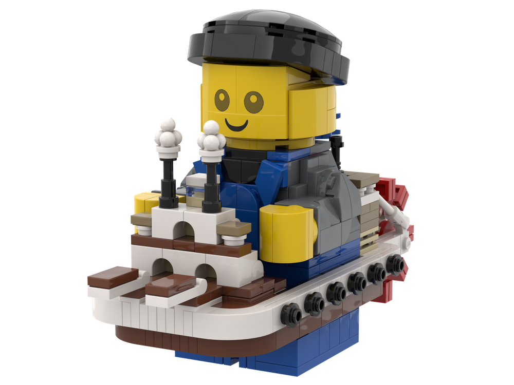 LEGO MOC-258520 SteamBoat Mechanic Maxifigure by jack.a.horner ...