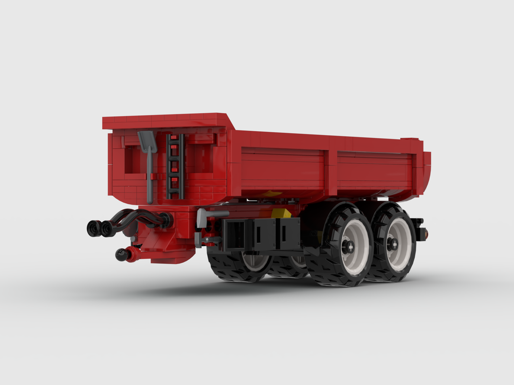 LEGO MOC-258567 Dump trailer with Lego city tractor 60498 by LingKong ...