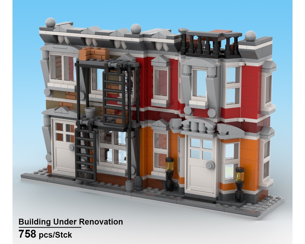 LEGO MOC Building Under Renovation by Lukas_de | Rebrickable - Build ...