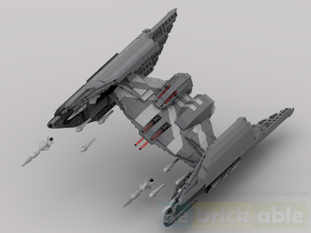 LEGO MOC-258751 Hyena Bomber and Separatist Hover Supply Platform Lift ...