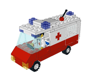 LEGO Set 6666-1 Ambulance (1994 Town > Classic Town) | Rebrickable ...