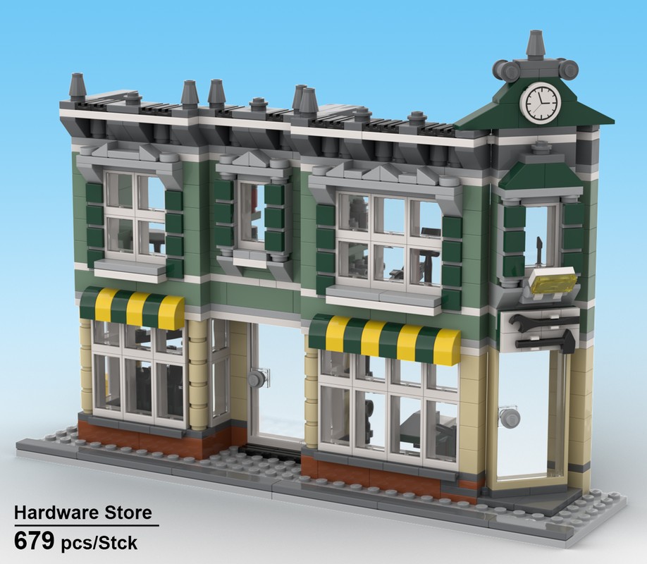 Lego Moc Hardware Store By Lukasde Rebrickable Build With Lego