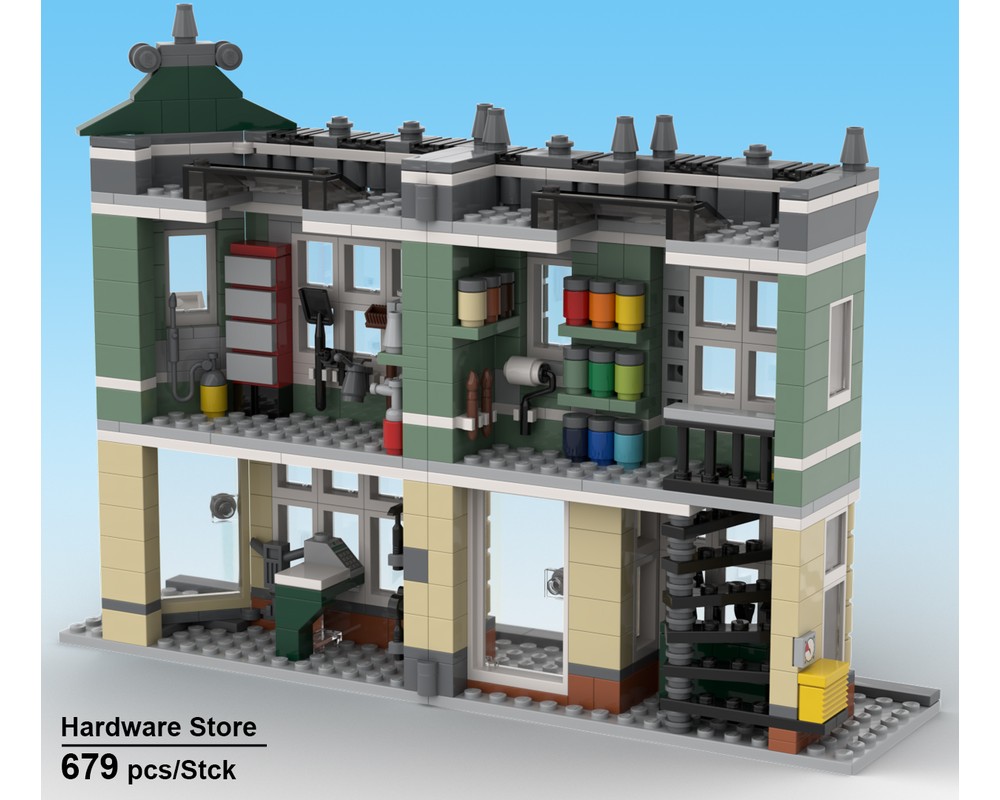 LEGO MOC Hardware Store by Lukas_de | Rebrickable - Build with LEGO