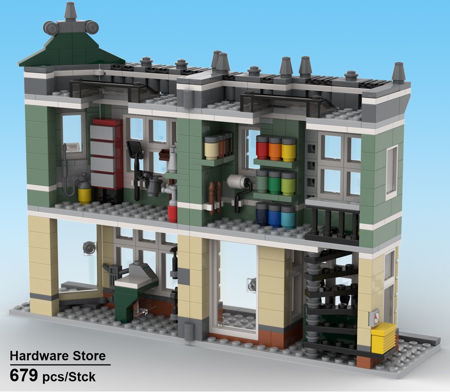 LEGO MOC Hardware Store by Lukas_de | Rebrickable - Build with LEGO