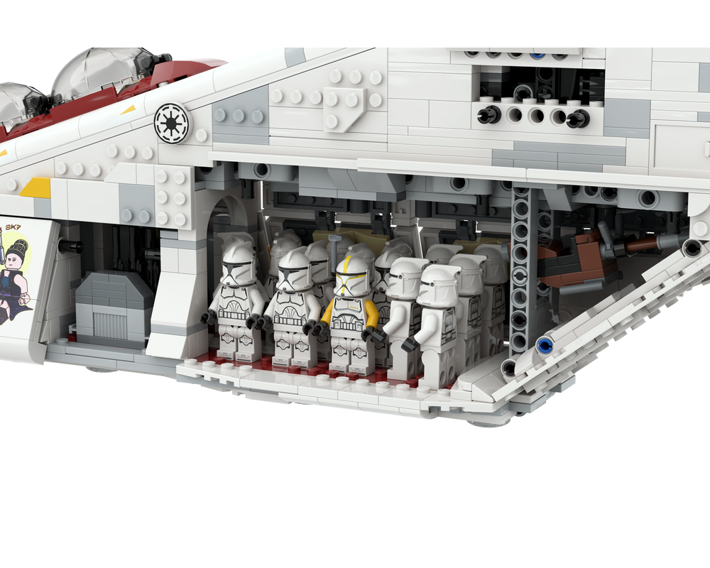 LEGO MOC-258995 Side Builds for Republic Gunship by Brick Silver ...