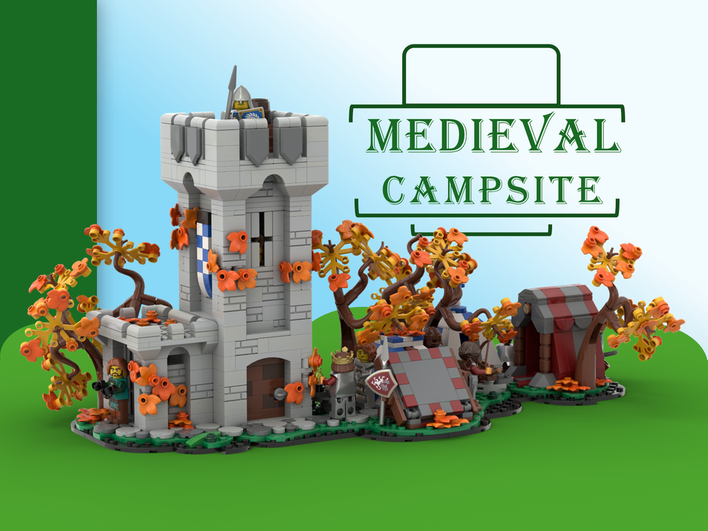 LEGO MOC-259019 Medieval Campsite by Zardbricks | Rebrickable - Build ...