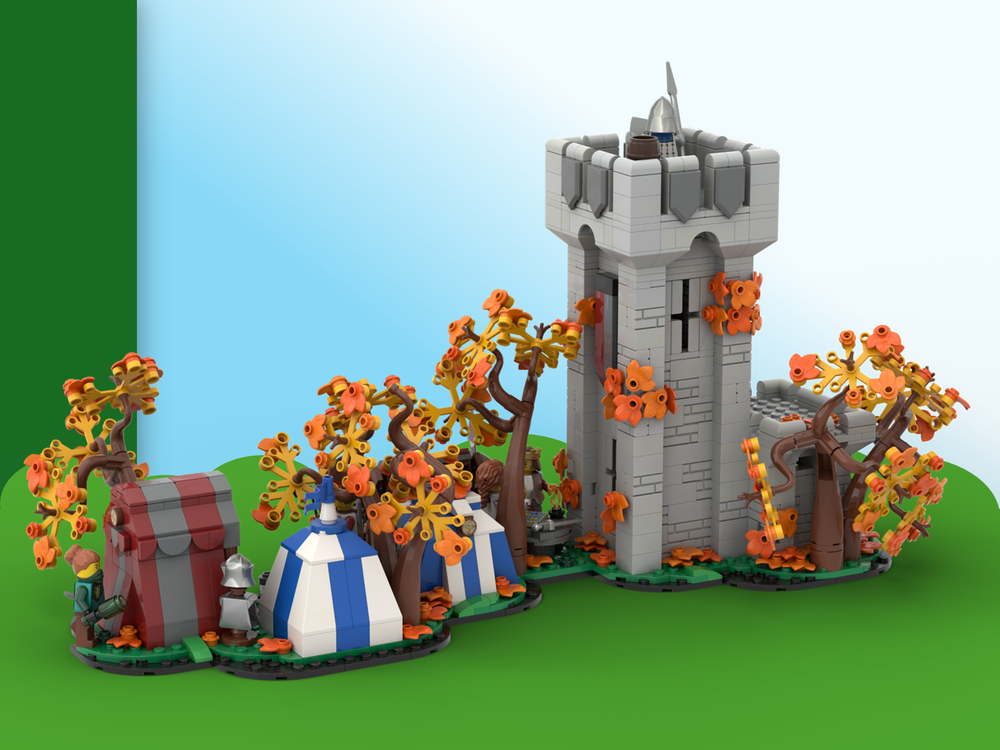 LEGO MOC-259019 Medieval Campsite by Zardbricks | Rebrickable - Build ...