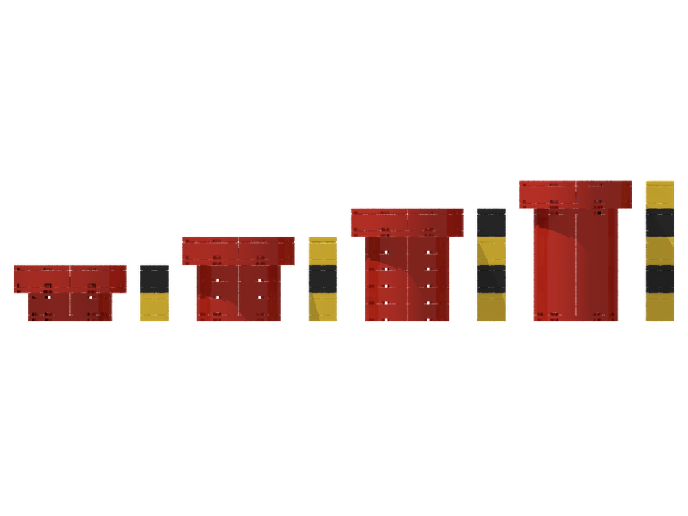 LEGO MOC-259077 Large Warp Pipes by Brickiett | Rebrickable - Build ...