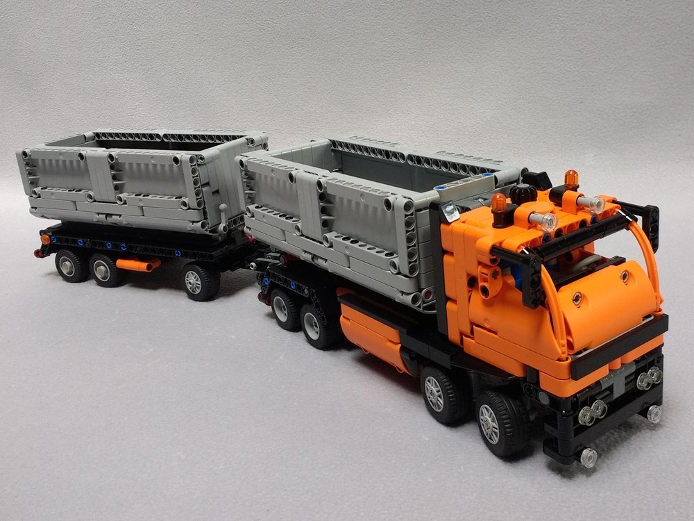 LEGO MOC Container Truck by marthart | Rebrickable - Build with LEGO