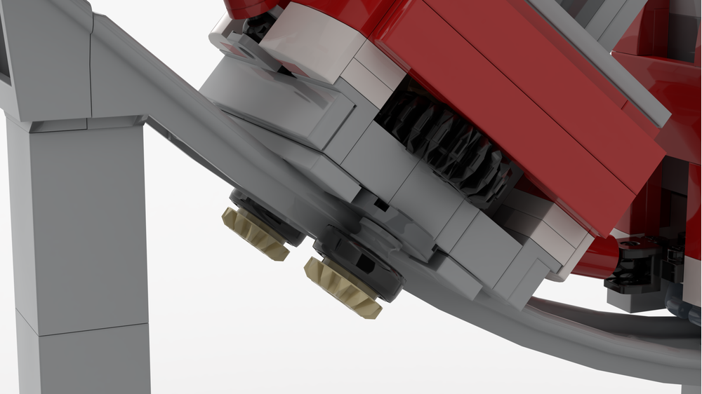 LEGO MOC Roller Coaster Train with Cladding by Alazon | Rebrickable ...