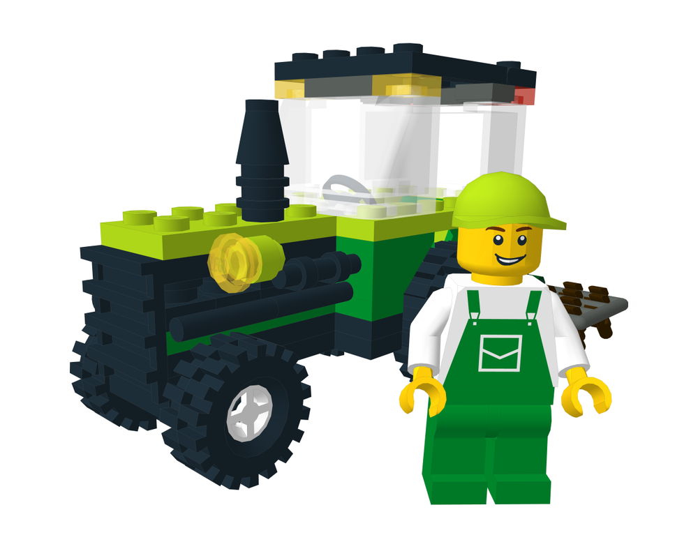 LEGO MOC Tractor by Antarctica | Rebrickable - Build with LEGO