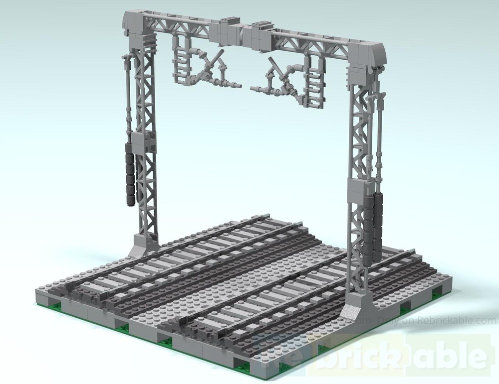 LEGO MOC-259361 FS Italian High-Speed (AV) railway catenary portal by ...