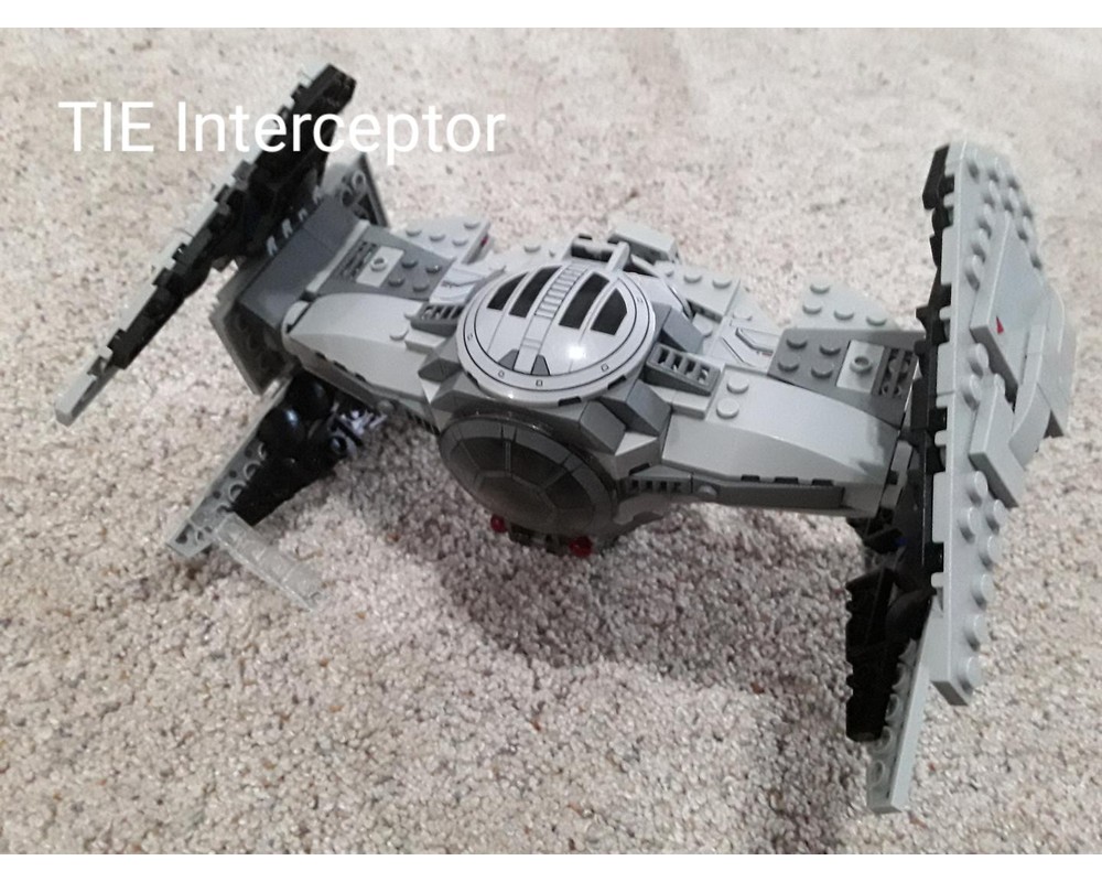 LEGO MOC TIE Interceptor by Noob Builds Lego | Rebrickable - Build with ...