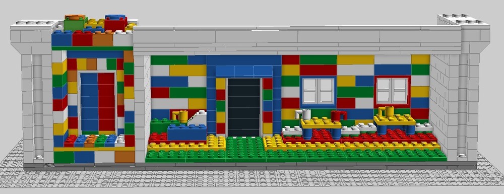 LEGO MOC LEGO Tower - Colorful Lobby and Colourful Elevator by SG ...