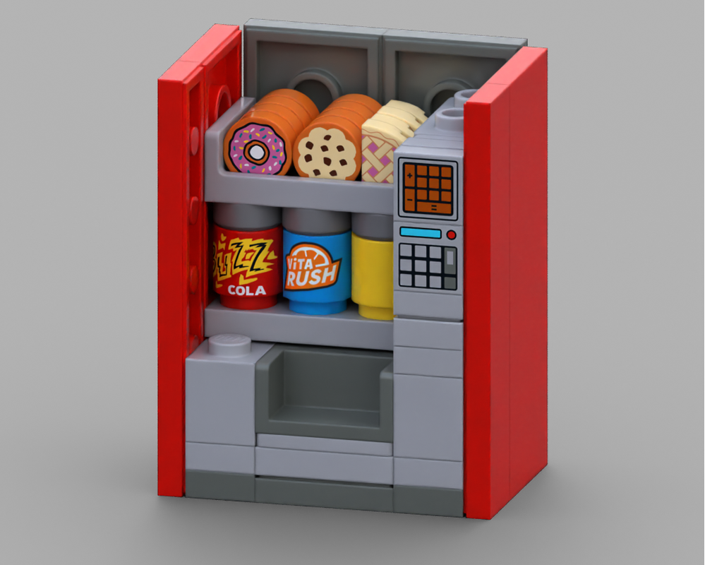 LEGO MOC-259455 Vending Machine by BrickHappens | Rebrickable - Build ...