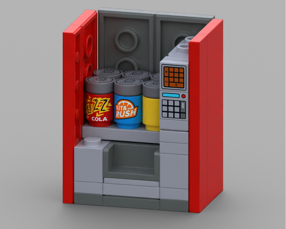 LEGO MOC-259455 Vending Machine by BrickHappens | Rebrickable - Build ...