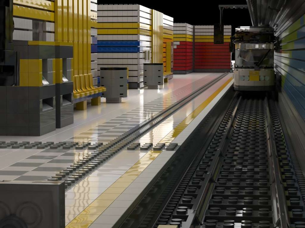 LEGO MOC Subway station by viper1983 | Rebrickable - Build with LEGO