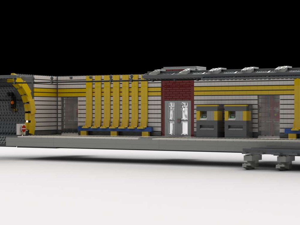 LEGO MOC Subway station by viper1983 | Rebrickable - Build with LEGO