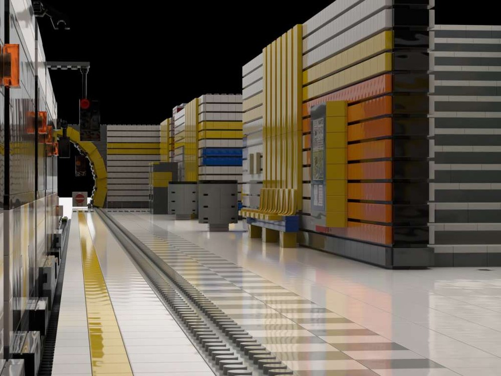 LEGO MOC Subway station by viper1983 | Rebrickable - Build with LEGO