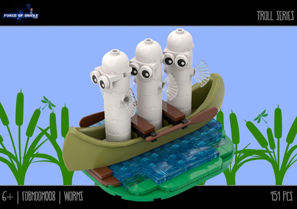 LEGO MOC Worms (Hattifatteners) (fobmoom008) | Force of Bricks by Force ...
