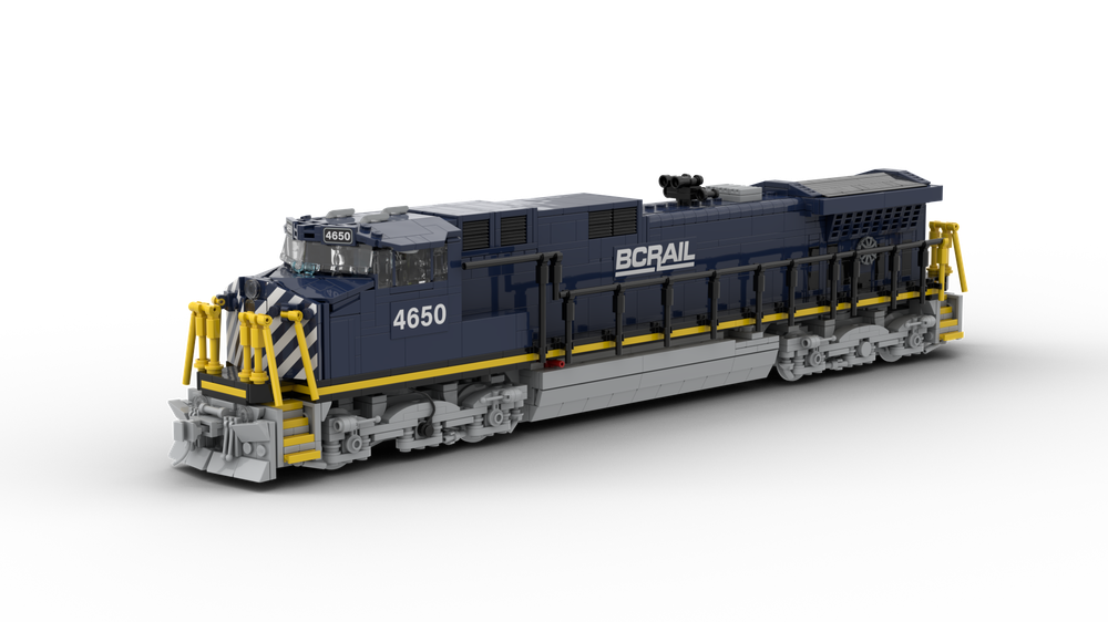 LEGO MOC-259535 BC Rail C44-9W by Yellow.LXF | Rebrickable - Build with ...