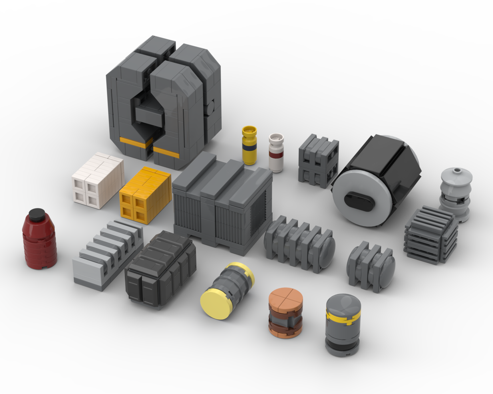 LEGO MOC-259576 Galactic Republic Crates and Barrels by Matchstick ...