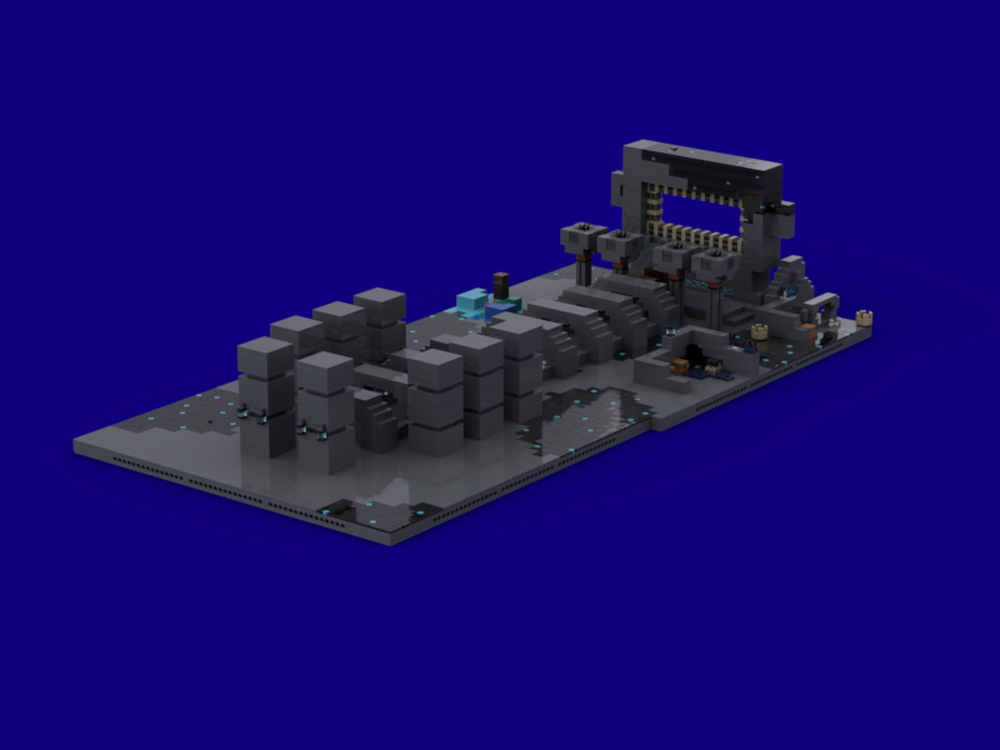 LEGO MOC-259659 Mine-craft Deep dark Ancient City Part 2 - The city ...