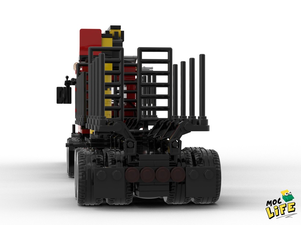 LEGO MOC Mack log with trailer by MocLife | Rebrickable - Build with LEGO