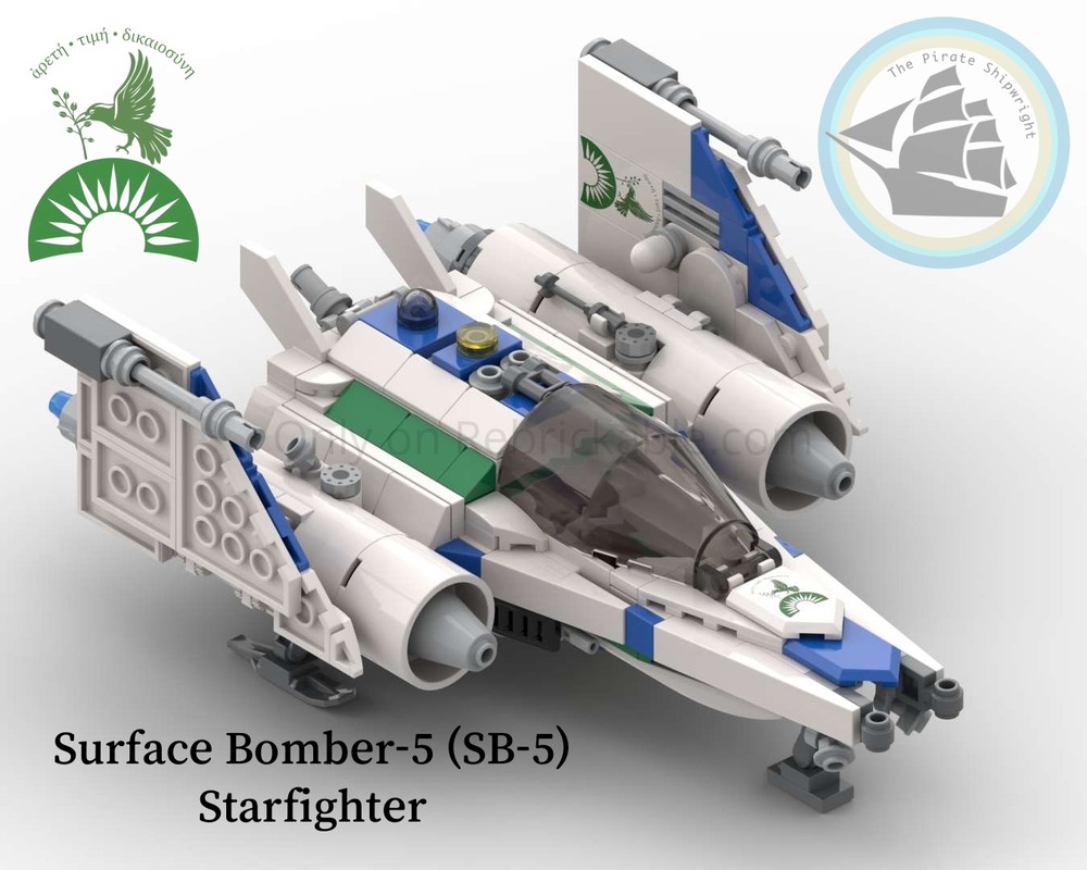 LEGO MOC-259811 SB-5 Corvine Starfighter by The Pirate Shipwright ...
