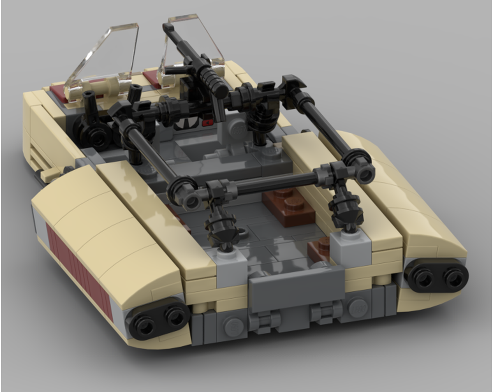 LEGO MOC-260068 LT-90 Armed Utility Speeder by Krieg_15 | Rebrickable ...