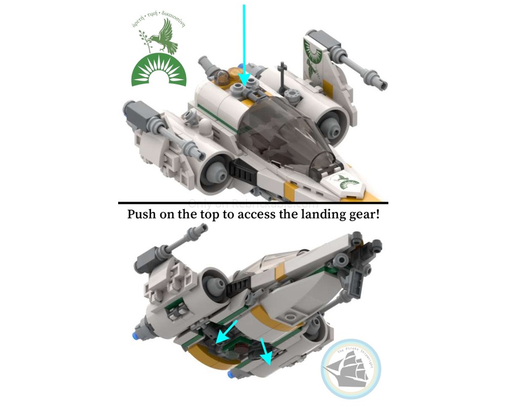 LEGO MOC-260083 VF-7 Corvine Starfighter by The Pirate Shipwright ...