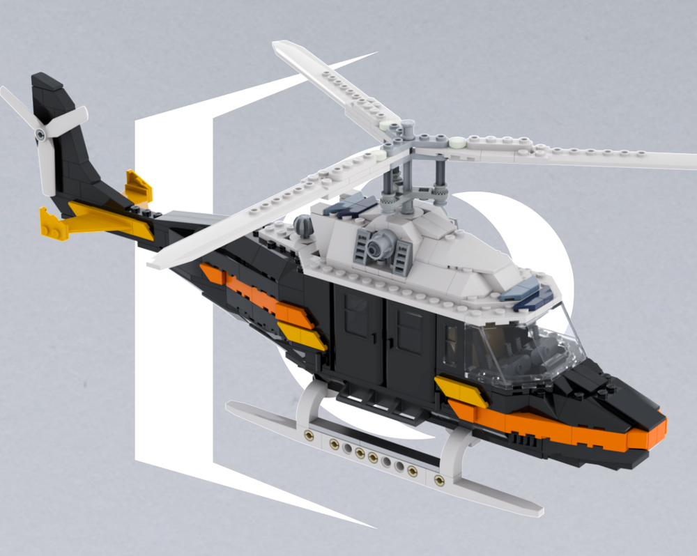 LEGO MOC-260275 Rescue Helicopter with Rip Cord Technic Function ...