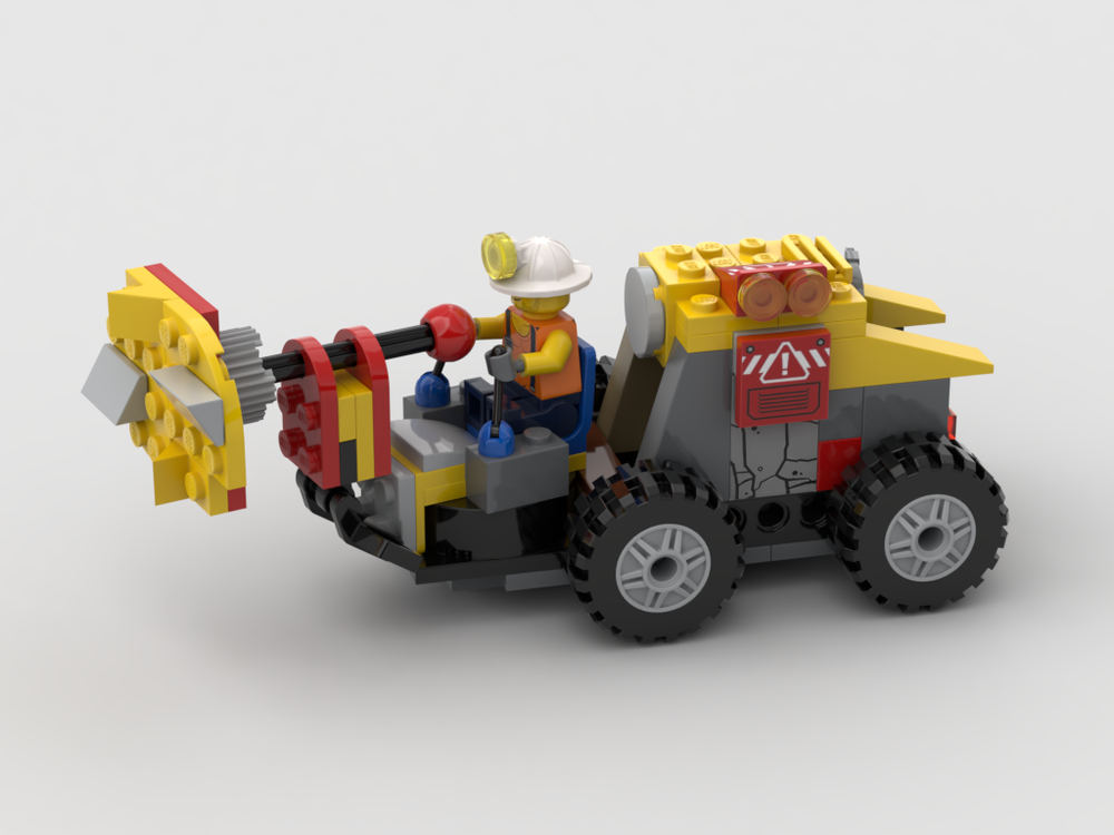 LEGO MOC 60185 Tunnel boring machine by se1977 | Rebrickable - Build ...