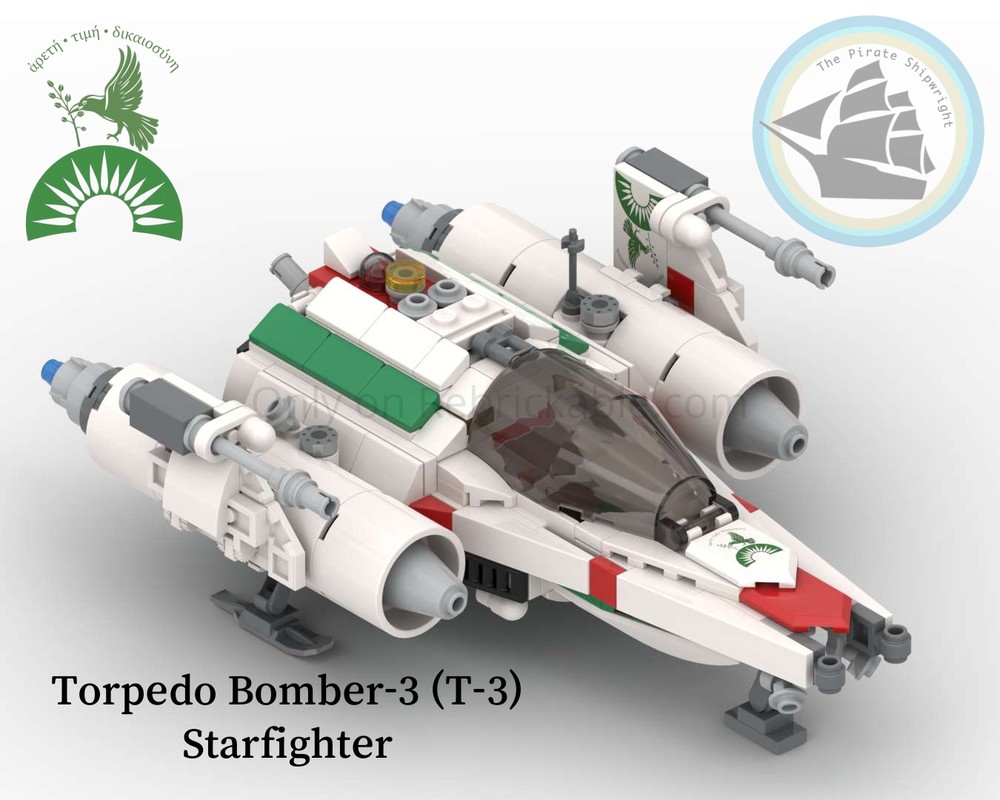 LEGO MOC-260488 T-3 Corvine Starfighter by The Pirate Shipwright ...
