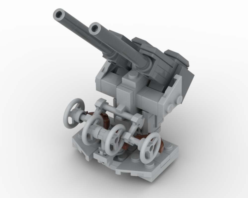 LEGO MOC-260498 3.7 cm SK C/30 German Naval Flak Gun by makerbrick ...