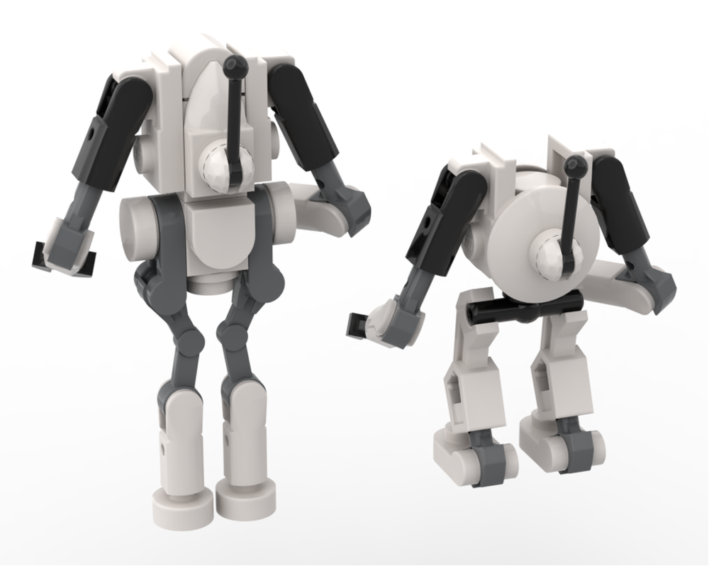 LEGO MOC-260574 Atlas and P-Body - Portal Co-Op Bots by EricLePley618 ...