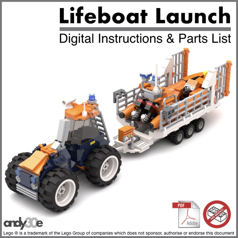 LEGO MOC-26065 Lifeboat Launch & Recovery by andy30e | Rebrickable ...