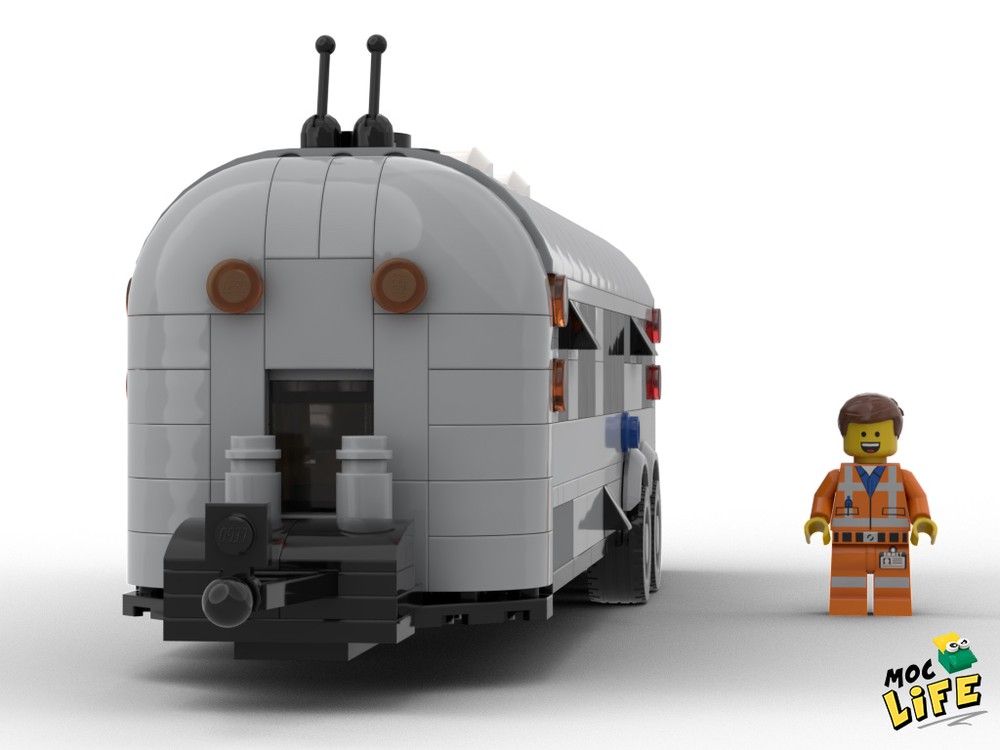 LEGO MOC Airstream camper by MocLife | Rebrickable - Build with LEGO