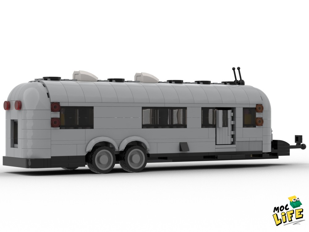 LEGO MOC Airstream camper by MocLife | Rebrickable - Build with LEGO