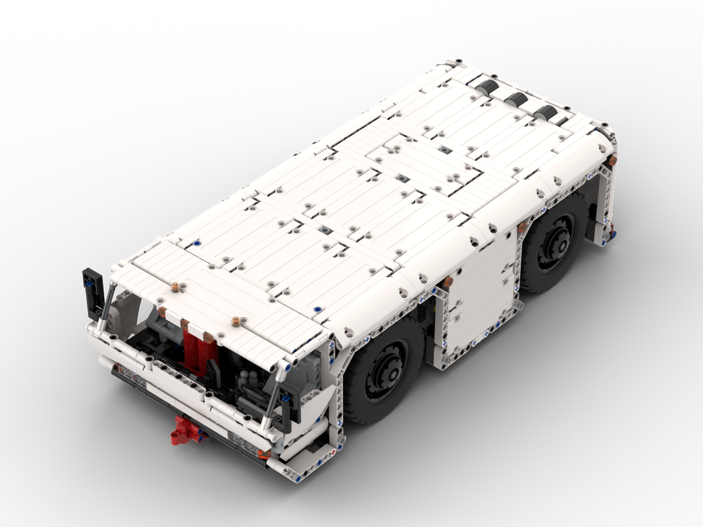 LEGO MOC Aircraft Pushback Tractor by Steelman14a | Rebrickable - Build ...