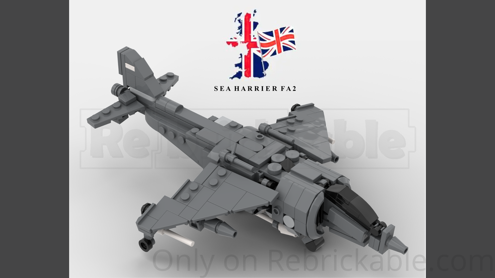 LEGO MOC-260876 Sea Harrier FA2 by BasicBuilder23 | Rebrickable - Build ...