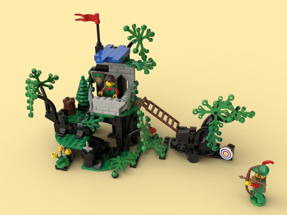 LEGO MOC-260970 Forest Hideout alt build 2 by pturecki | Rebrickable ...