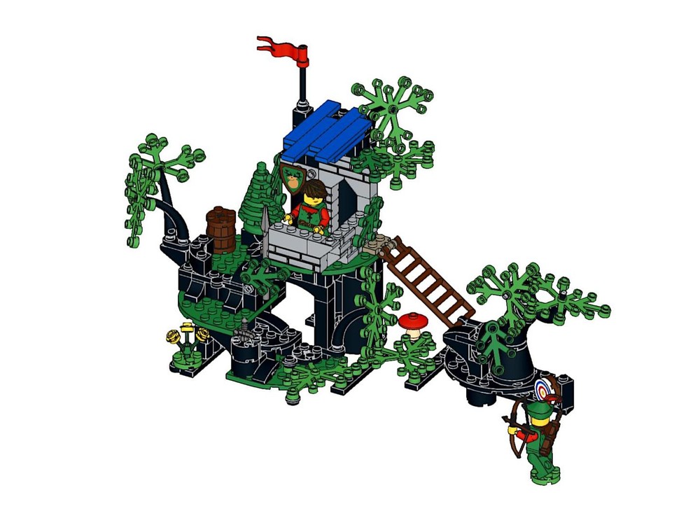 LEGO MOC-260970 Forest Hideout alt build 2 by pturecki | Rebrickable ...