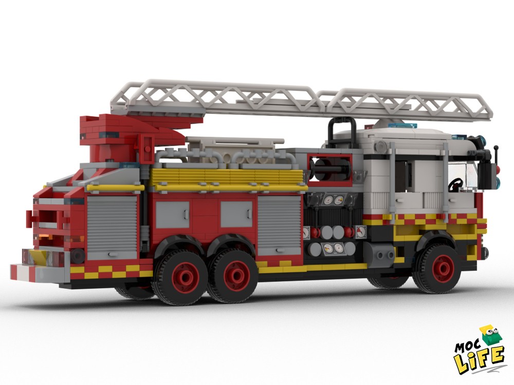 LEGO MOC Scania Australia fire truck by MocLife | Rebrickable - Build ...