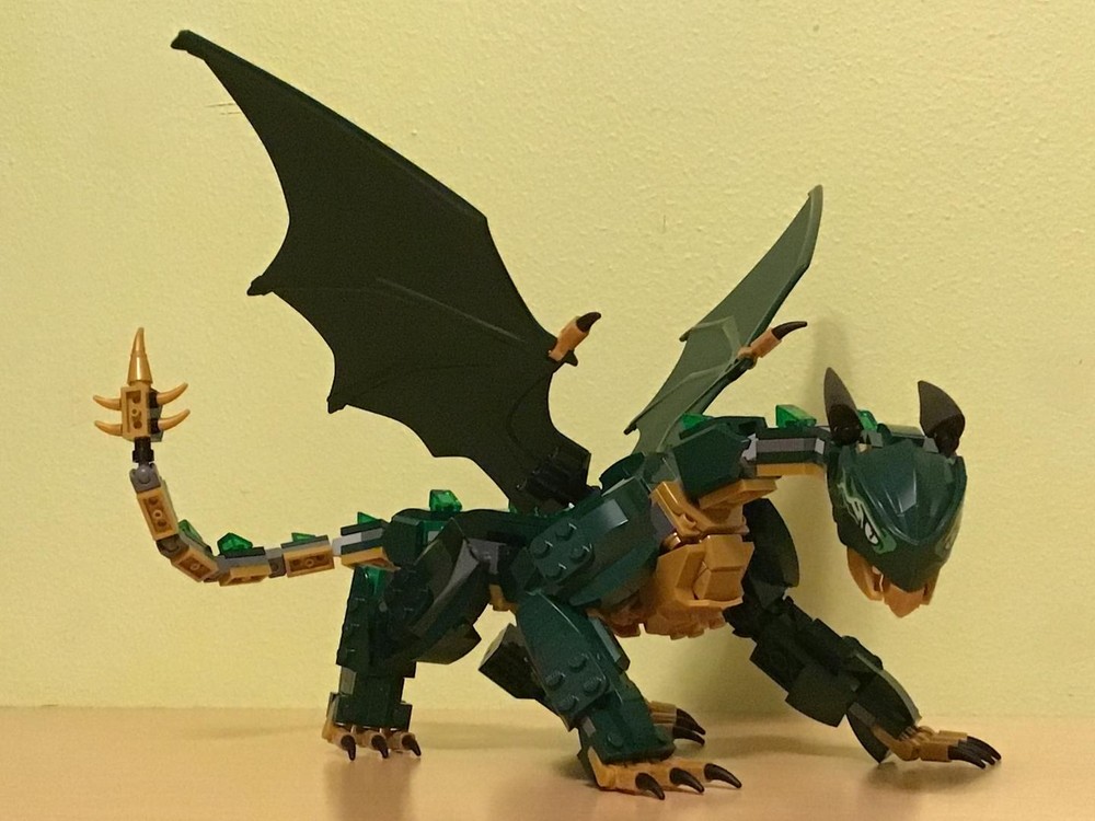 LEGO MOC-261016 Dark Green Dragon by actioncharles | Rebrickable ...