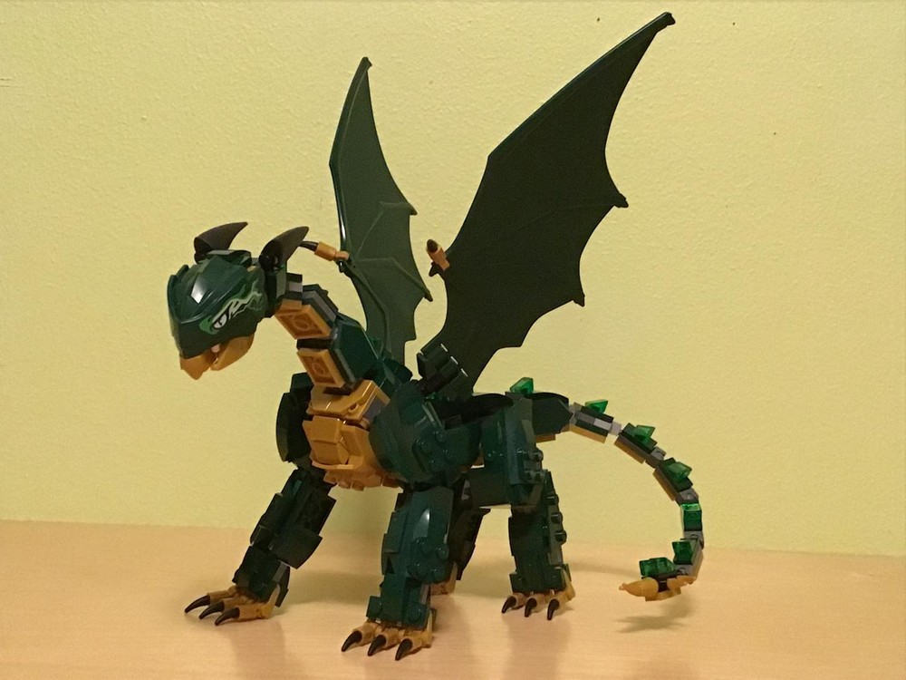 LEGO MOC-261016 Dark Green Dragon by actioncharles | Rebrickable ...