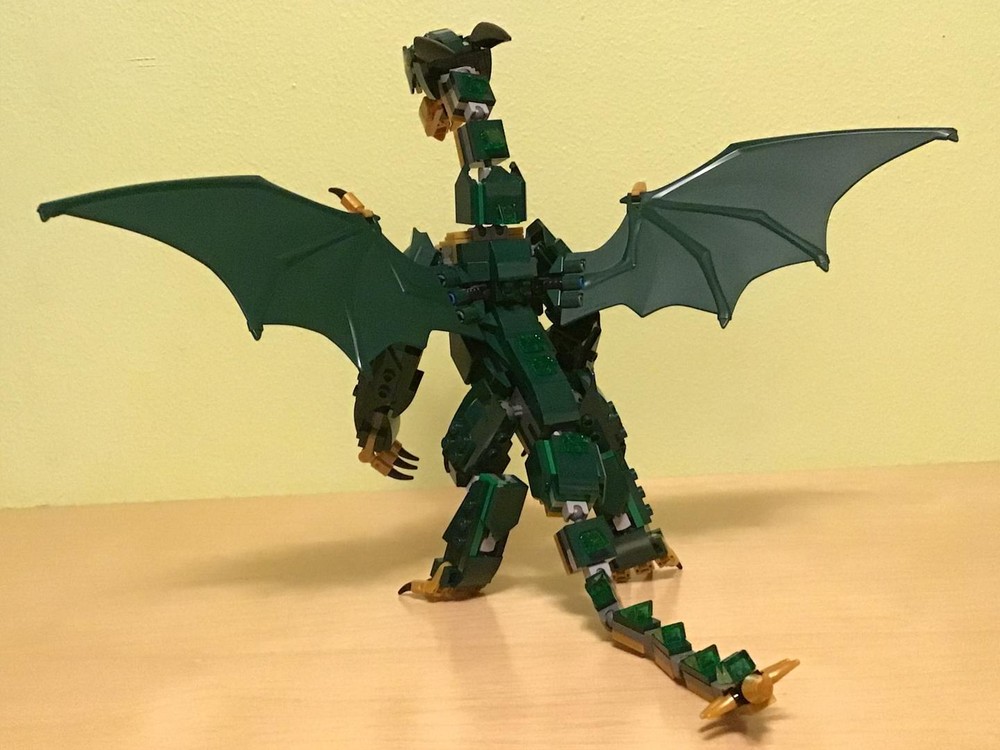 LEGO MOC-261016 Dark Green Dragon by actioncharles | Rebrickable ...