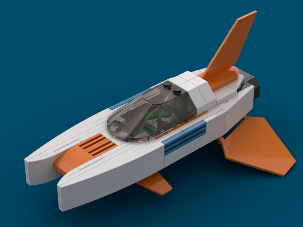 LEGO MOC-261150 Another Small Spaceship by Ptchnk | Rebrickable - Build ...